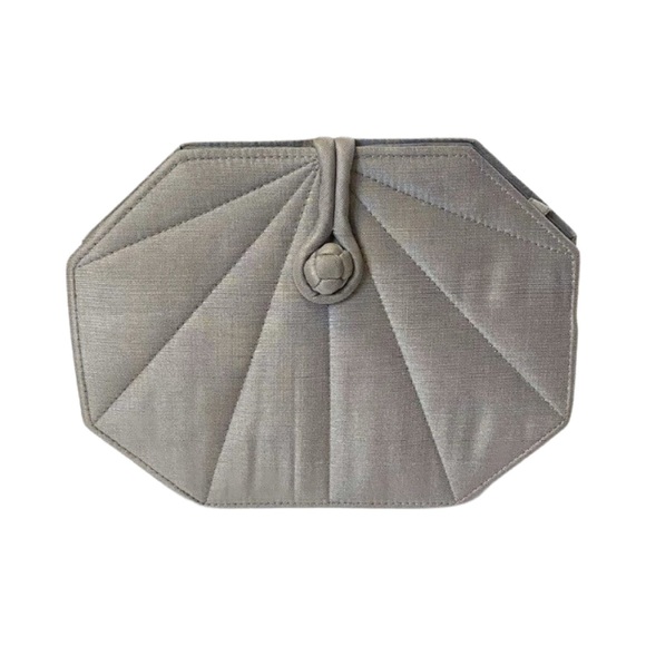 Vintage | Bags | Vintage Jim Thompson Grey Thai Silk Hand Bag | Poshmark